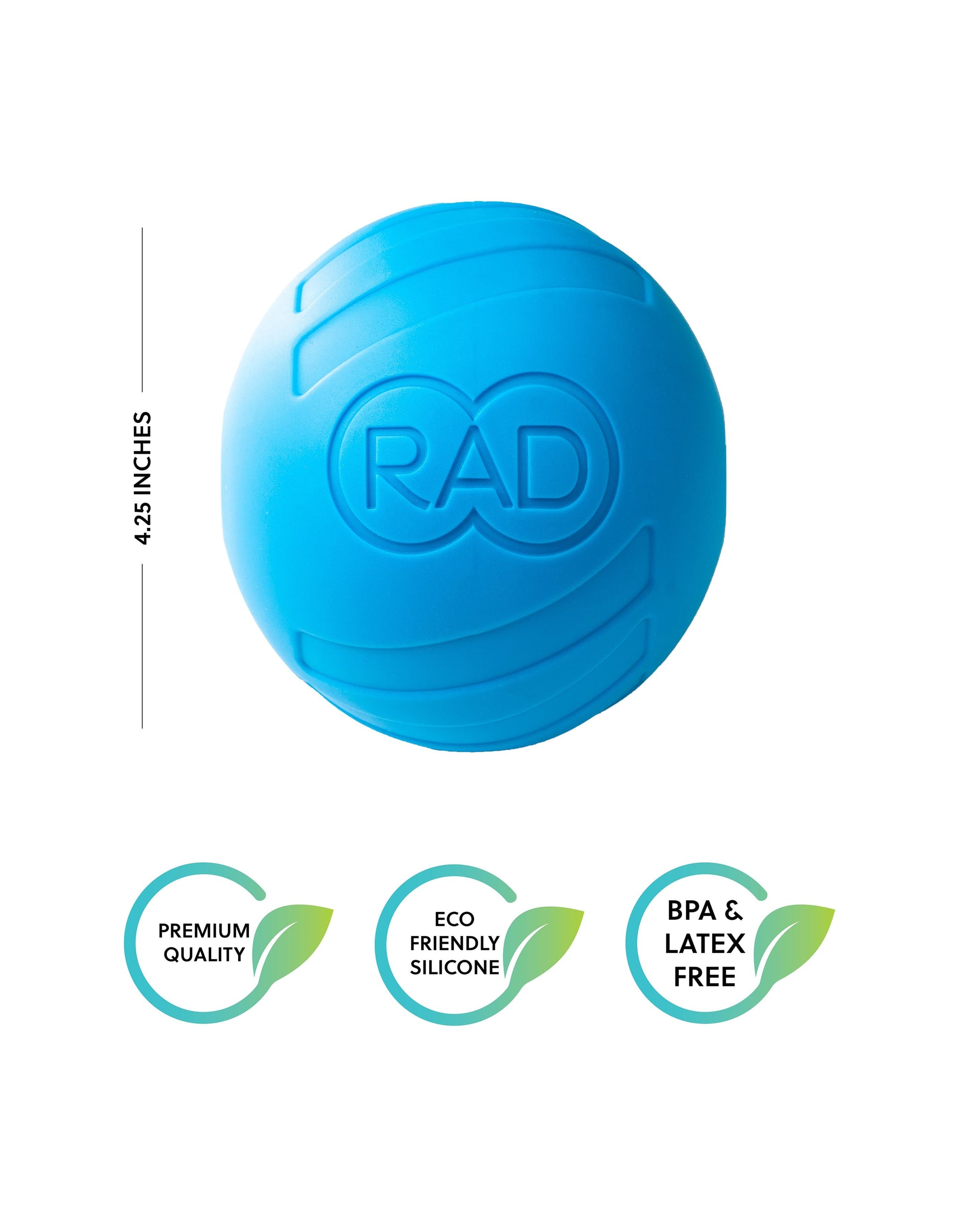 Extra Firm Large Massage Ball for Larger Muscle Groups - RAD Atom