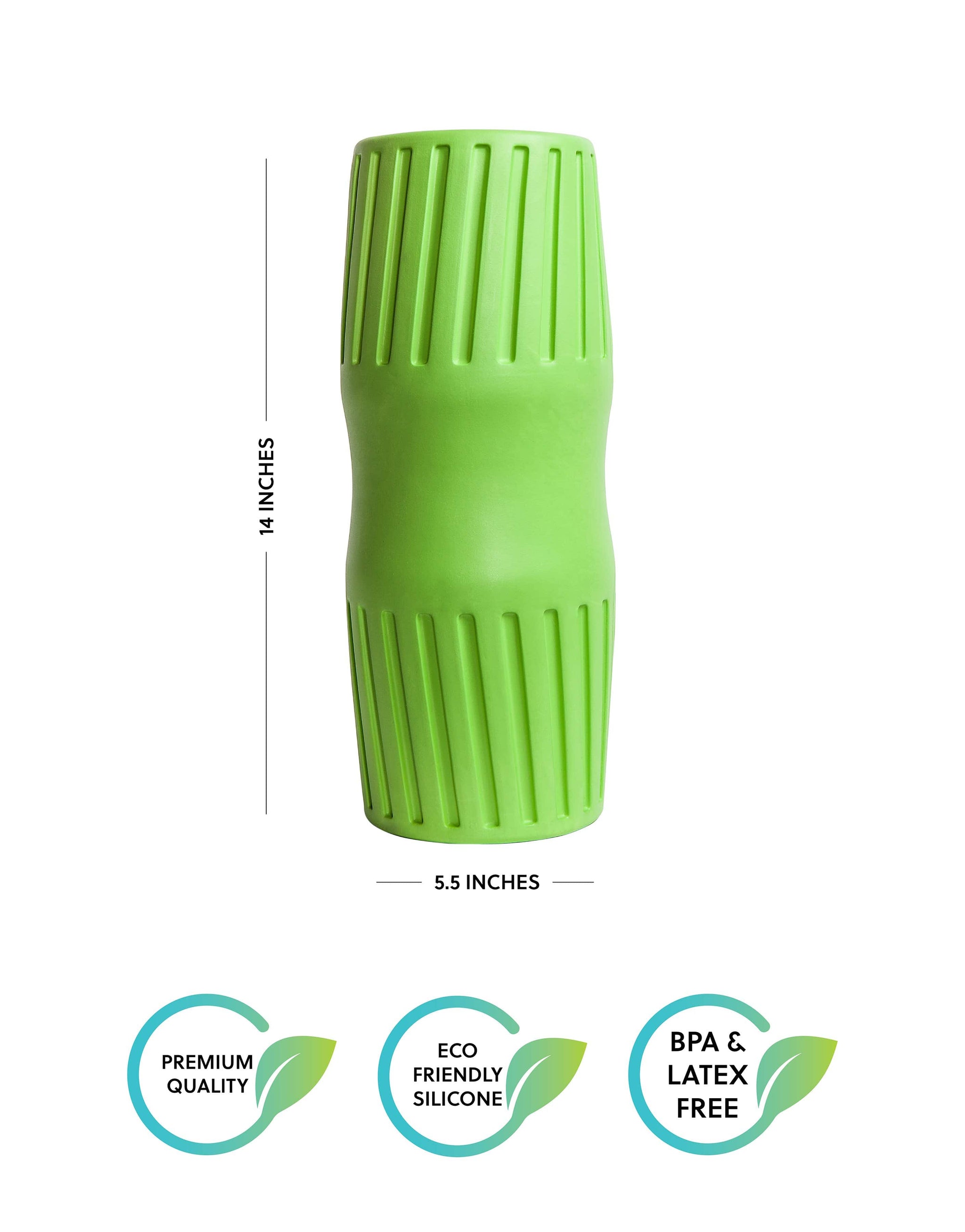 Extra Firm Compact Foam Roller for Back, IT Bands & Legs - RAD Axle