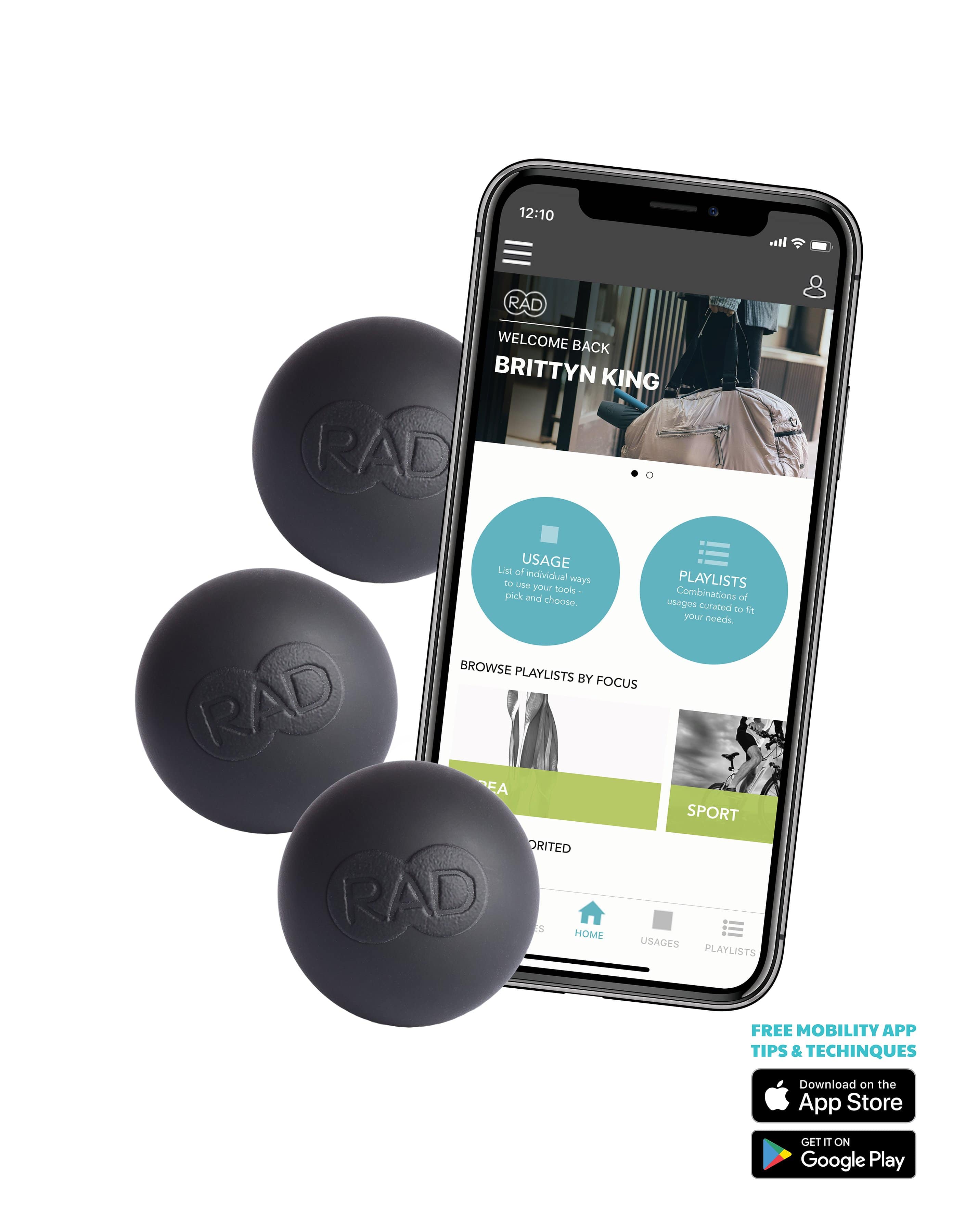 Micro Rounds | Massage Balls Set for Hands, Jaw & Temples